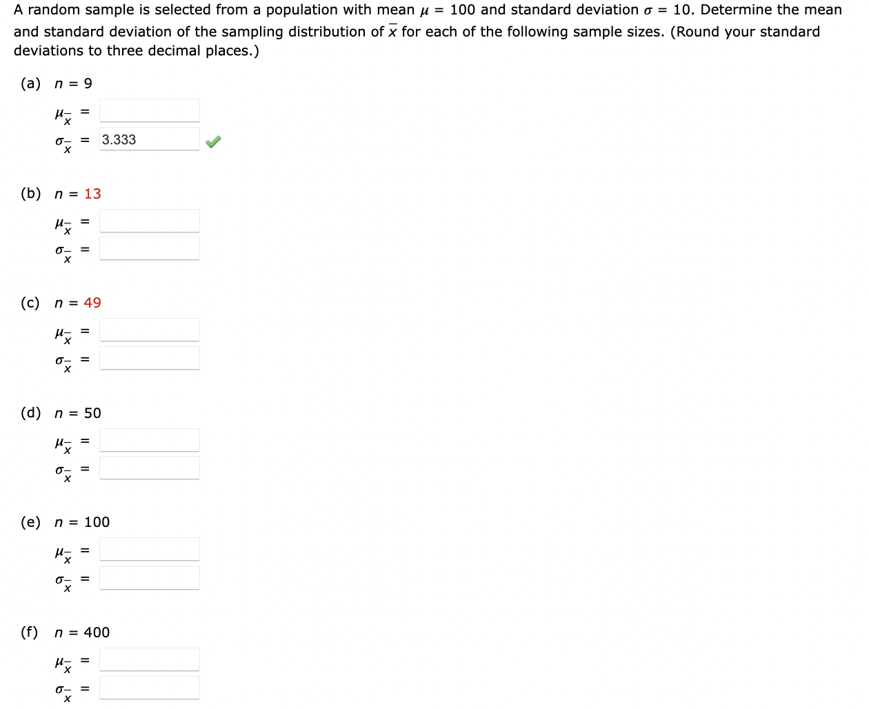 Solved A random sample is selected from a population with | Chegg.com
