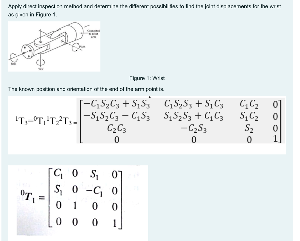 Apply direct inspection method and determine the | Chegg.com