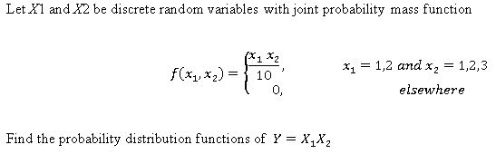 Solved Let X1 and X2 be discrete random variables with joint | Chegg.com