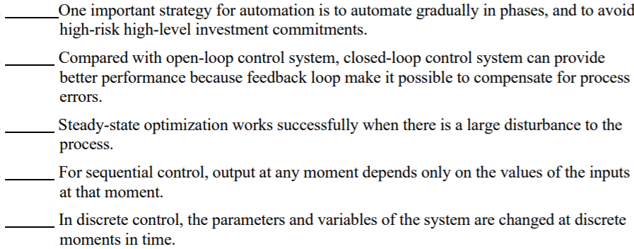 Solved One important strategy for automation is to automate | Chegg.com