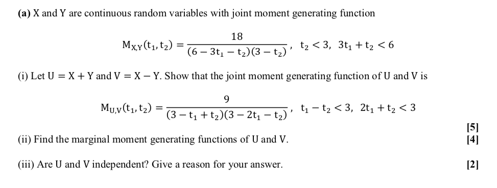 Solved A X And Y Are Continuous Random Variables With
