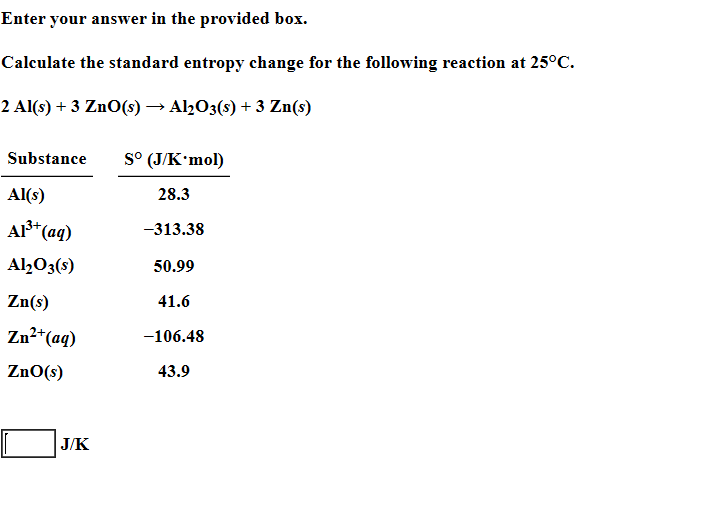 Solved nter your answer in the provided box. Calculate the | Chegg.com