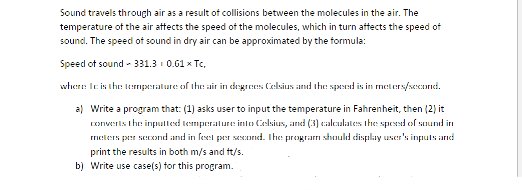 Solved Sound travels through air as a result of collisions | Chegg.com