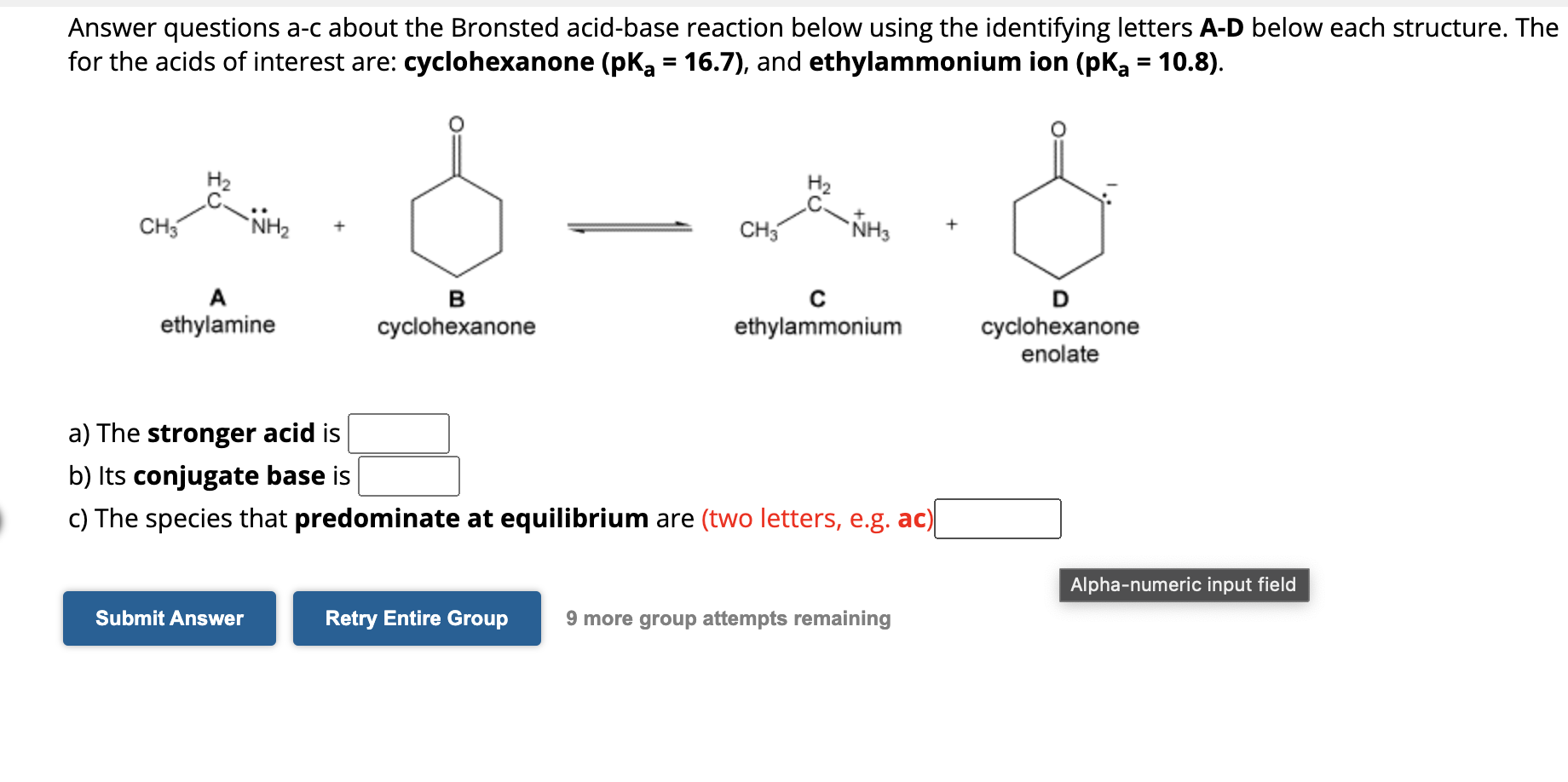 Solved Answer questions a-c about the Bronsted acid-base | Chegg.com