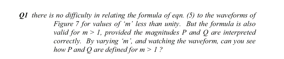Solved Q1 there is no difficulty in relating the formula of | Chegg.com