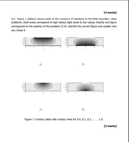 Solved Question 2 (25 Marks) Consider the Dirichlet boundary | Chegg.com