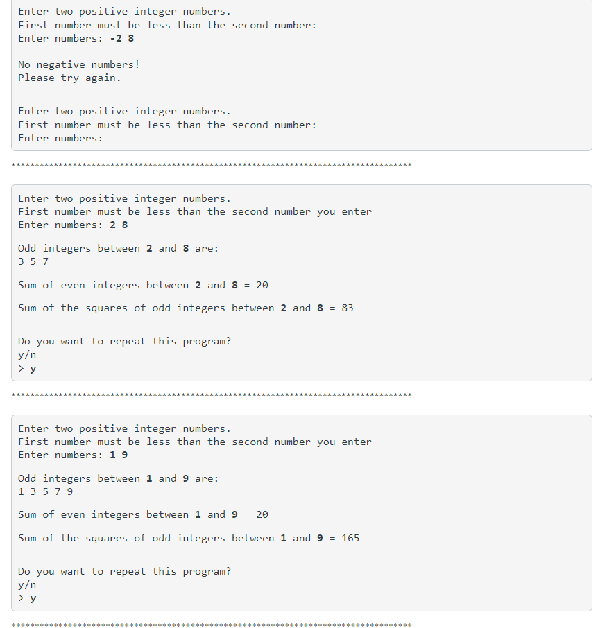 Solved Write a Python program that uses for loops to perform | Chegg.com