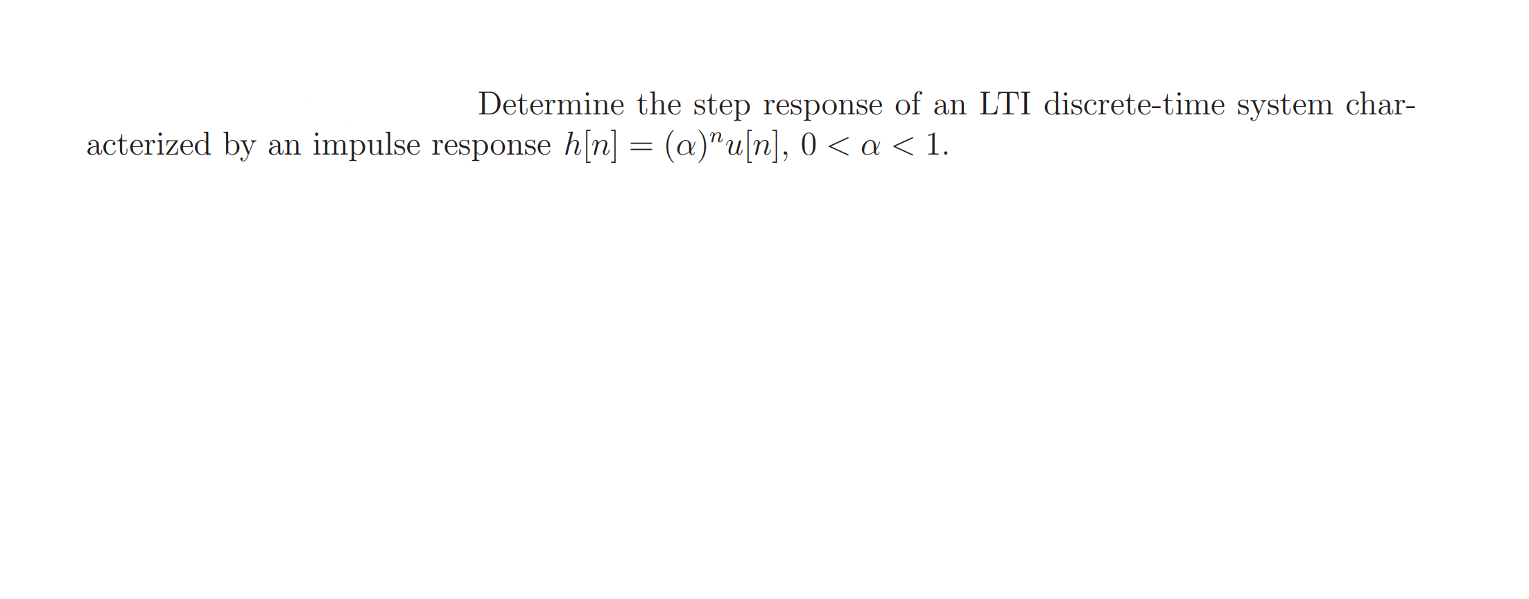 Solved Determine the step response of an LTI discrete-time | Chegg.com