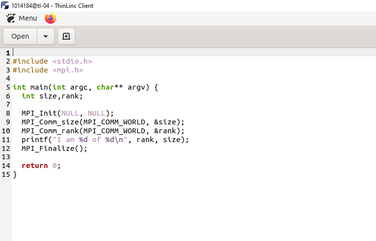 Solved hi my program is coming up with an error on thinlinc | Chegg.com