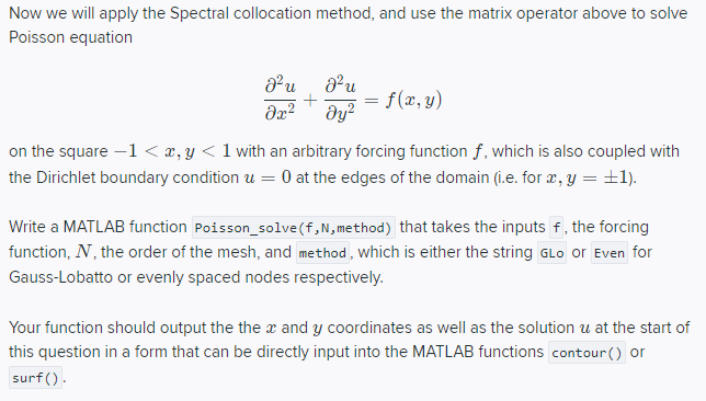 Solved Now We Will Apply The Spectral Collocation Method