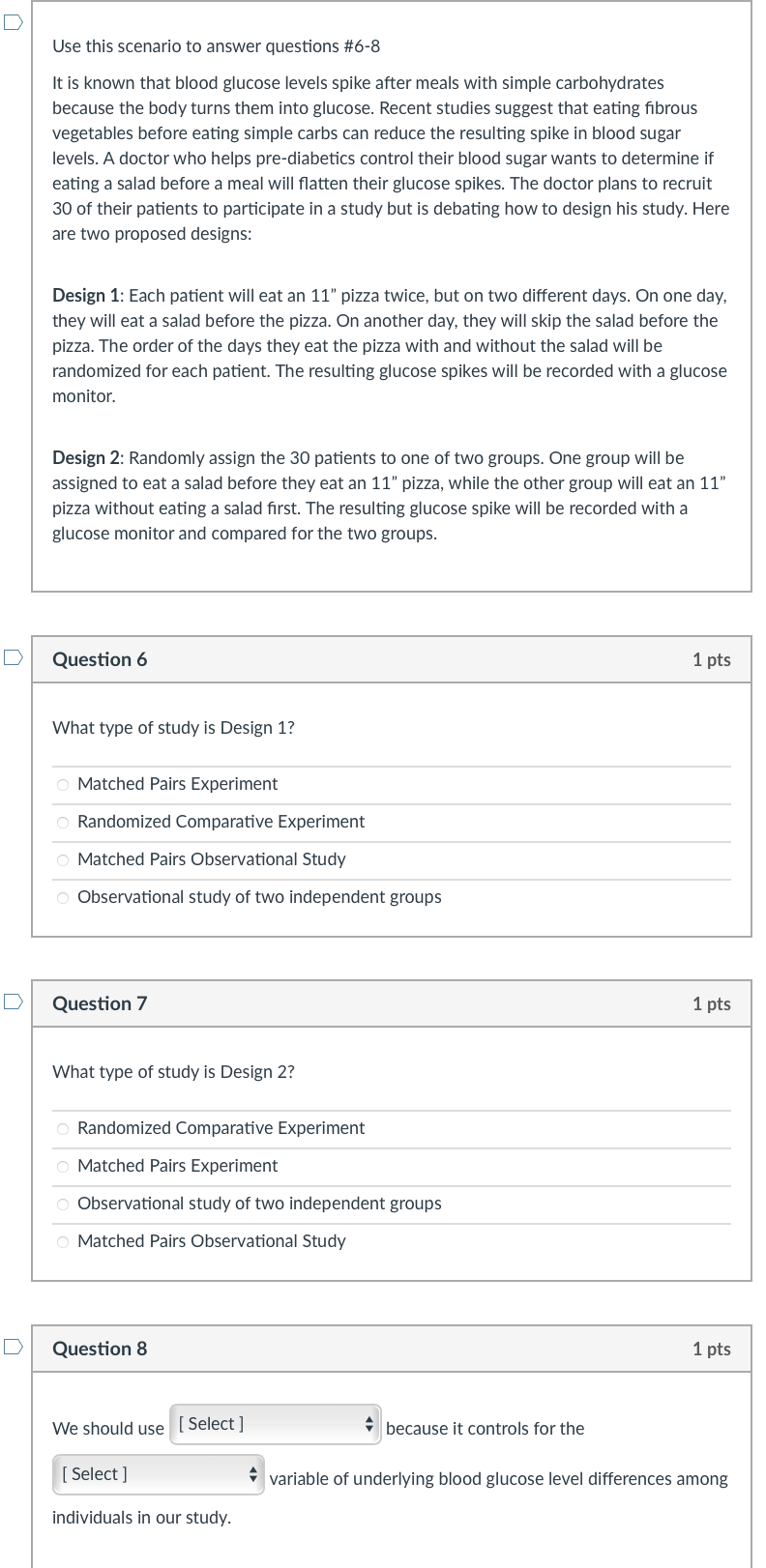 Use this scenario to answer questions #6-8 It is | Chegg.com