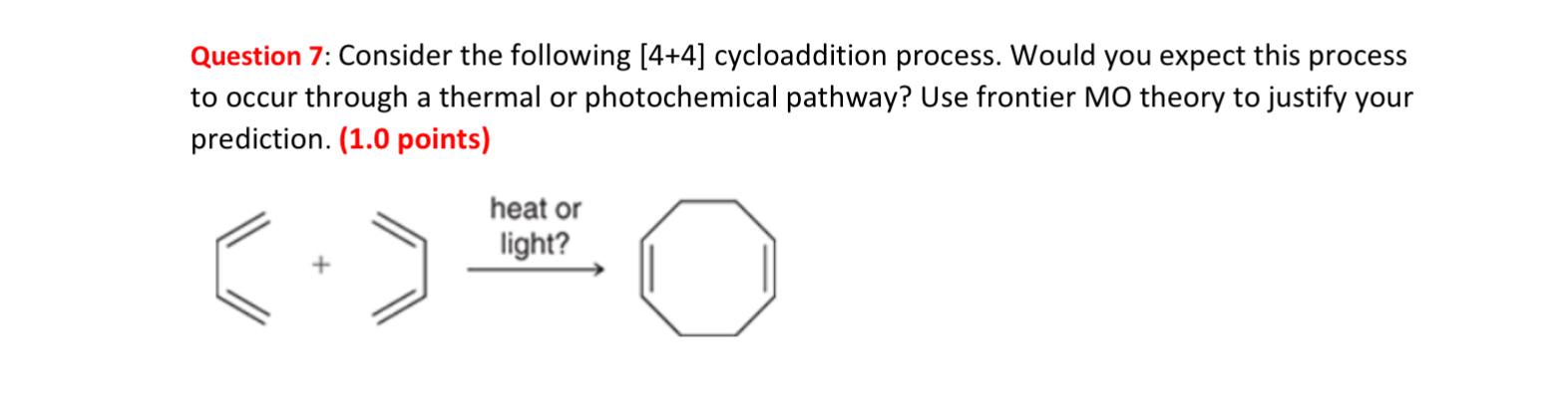 Solved Question 7: Consider the following [4+4] | Chegg.com