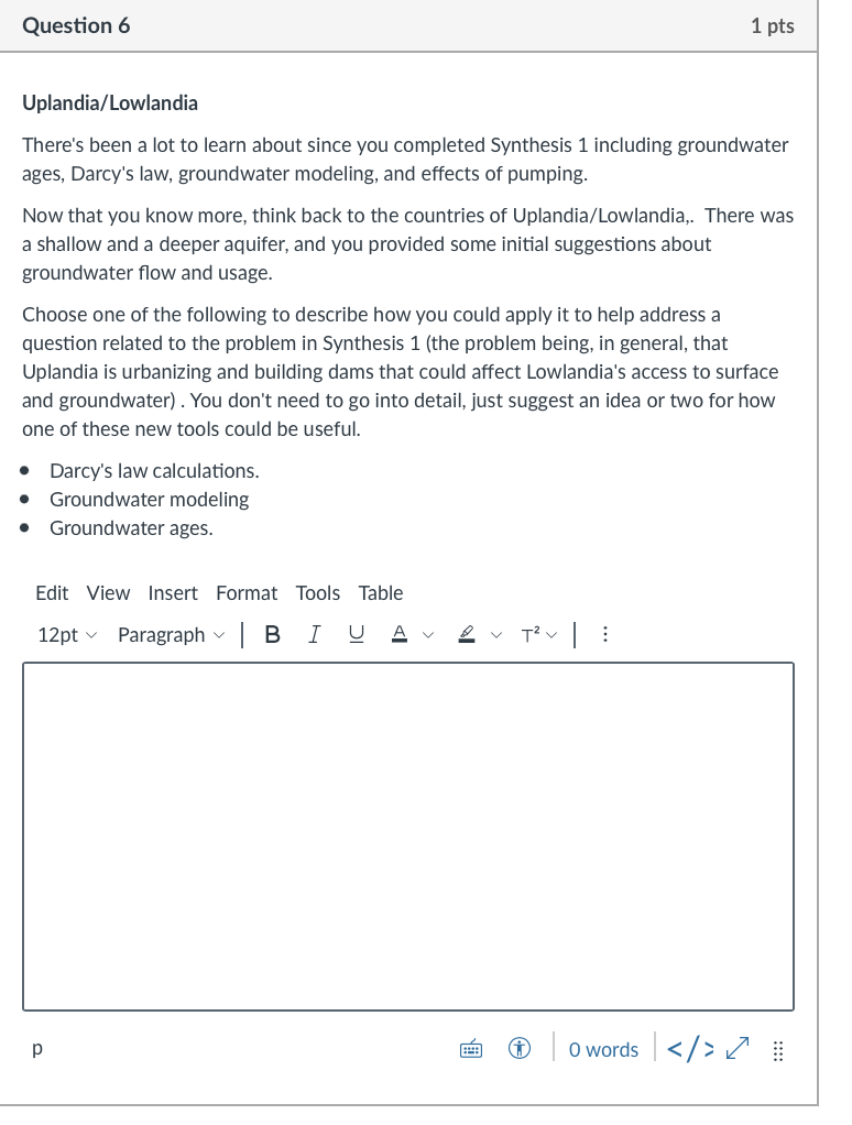 Solved Uplandia/Lowlandia There's been a lot to learn about | Chegg.com