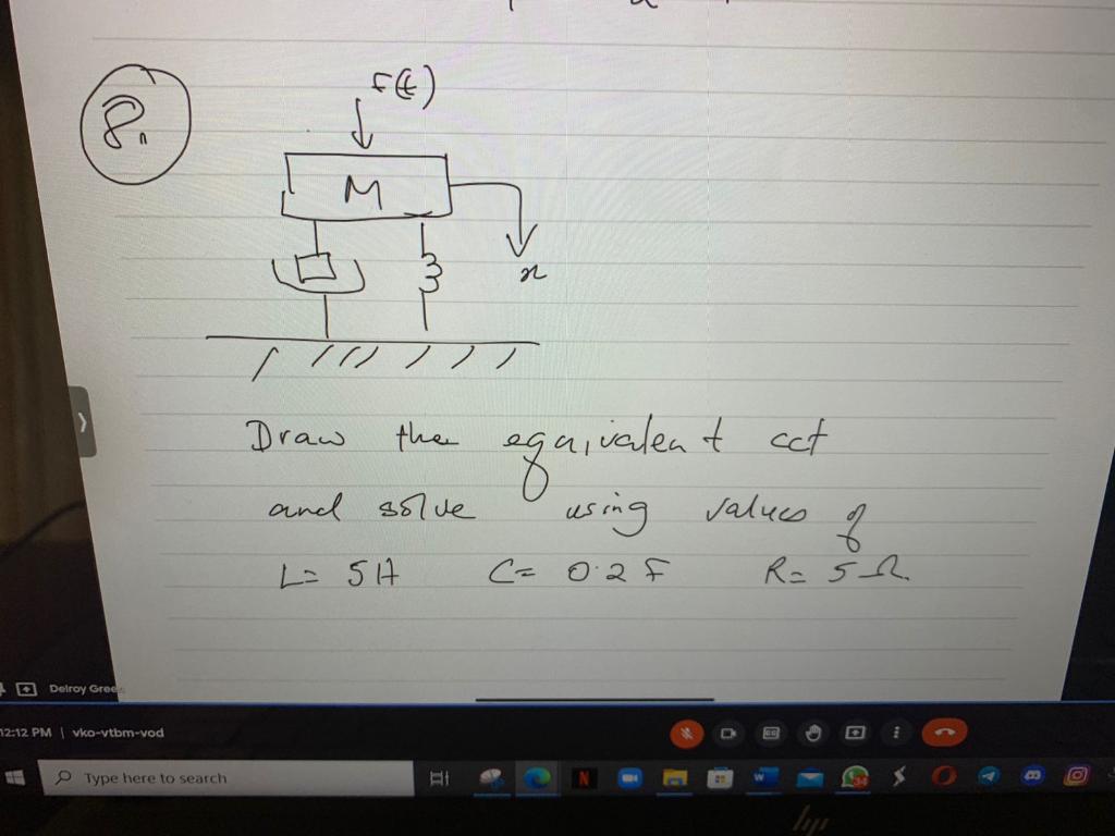 Solved Draw the equivalent cet and solve using values of | Chegg.com