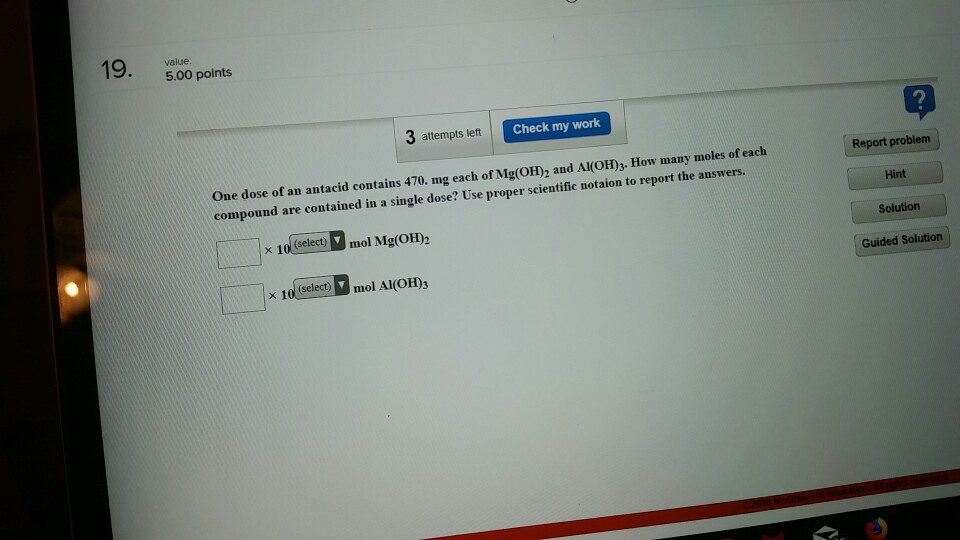 Solved value 5.00 points 3 attempts left Check my work 2 One | Chegg.com