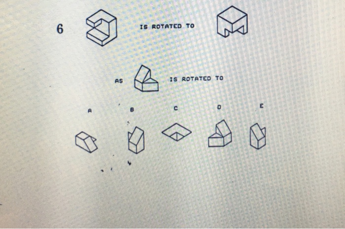 Solved IS ROTATED TO AS IS ROTATED TO | Chegg.com