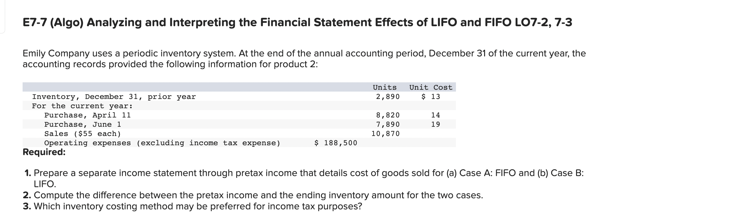Solved E7-7 (Algo) Analyzing and Interpreting the Financial | Chegg.com