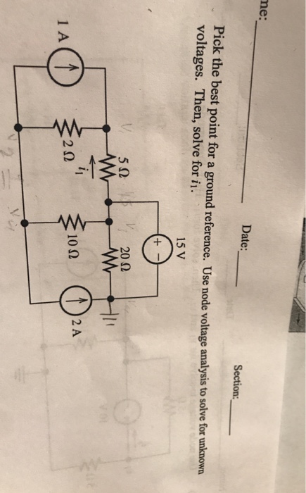 Solved ne: Date: Section Pick the best point for a ground | Chegg.com