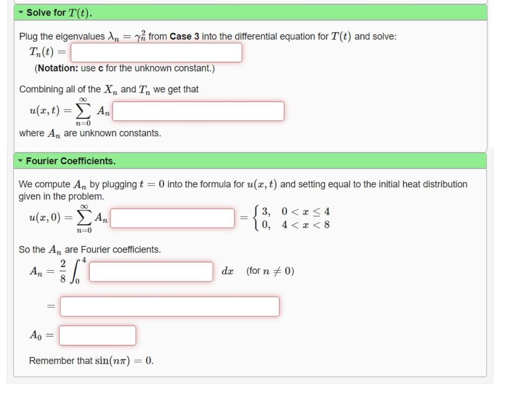 Solved (1 point) In your answers below, for the variable , | Chegg.com