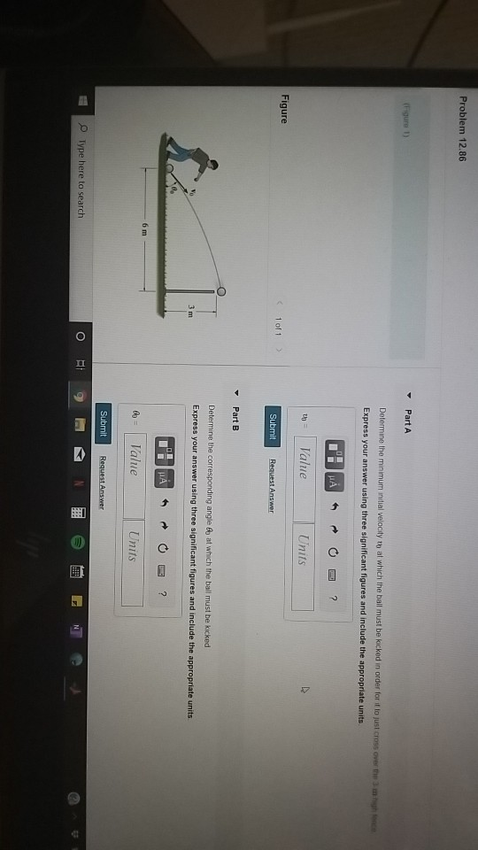 Solved Problem 12 86 Figure 1 Part A Determine The Minimum
