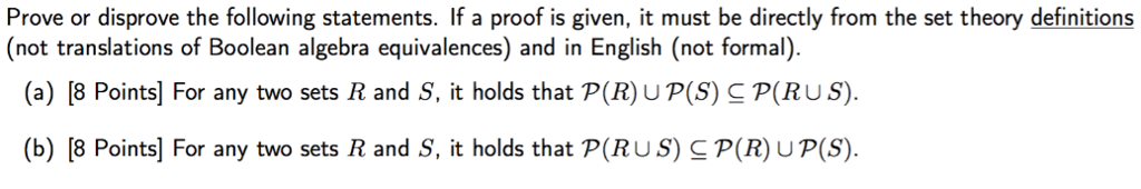 Solved Prove or disprove the following statements. If a | Chegg.com