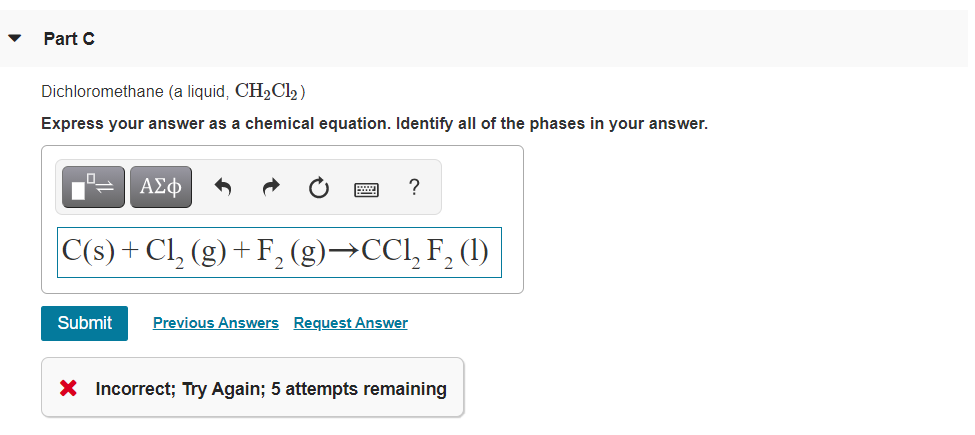 Solved Part A Ethanol (C2H60) Express your answer as a | Chegg.com