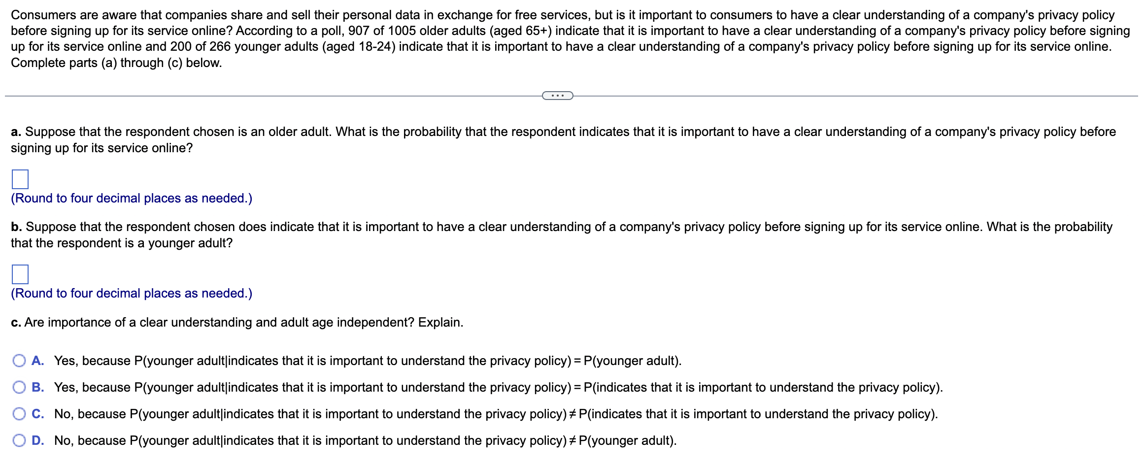 Solved Consumers are aware that companies share and sell | Chegg.com
