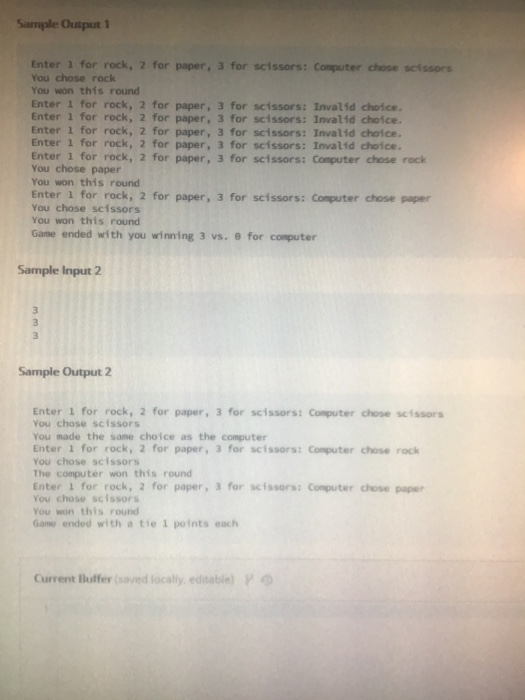 Solved Problem Write a program that lets the user play the | Chegg.com