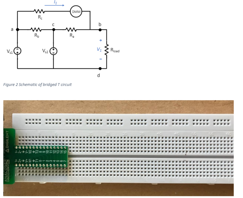 Solved Build the circuit on the breadboard. DMM represents a | Chegg.com