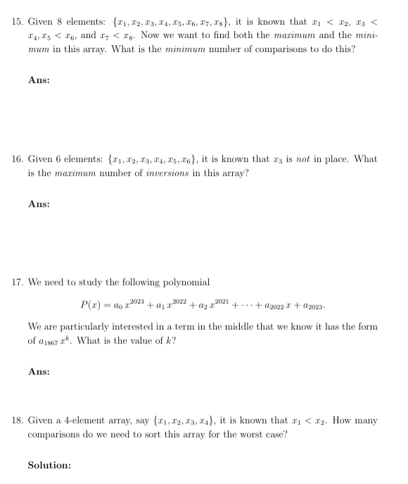 Solved 11. If a given array does not contain any adjacent | Chegg.com