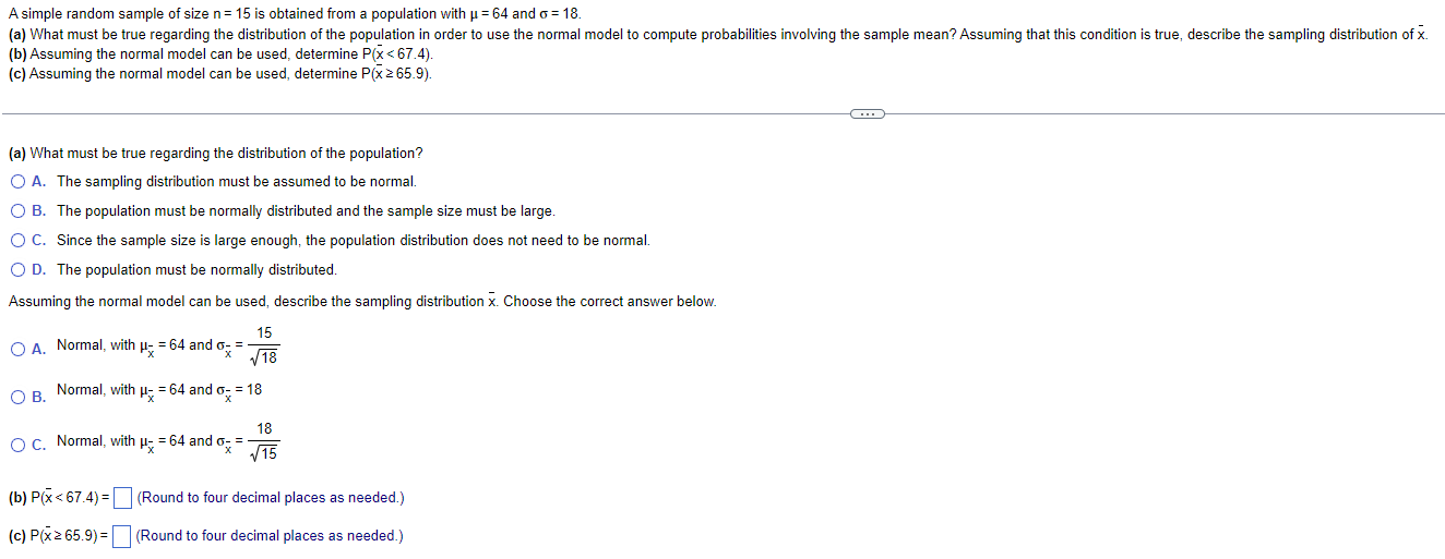 Solved Please answer correctly question 12F:A simple random | Chegg.com
