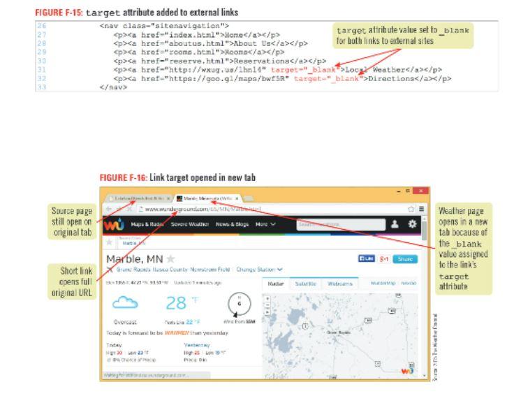 HTML5 & CSS3 UNIT F Style Multiple Link States | Chegg.com