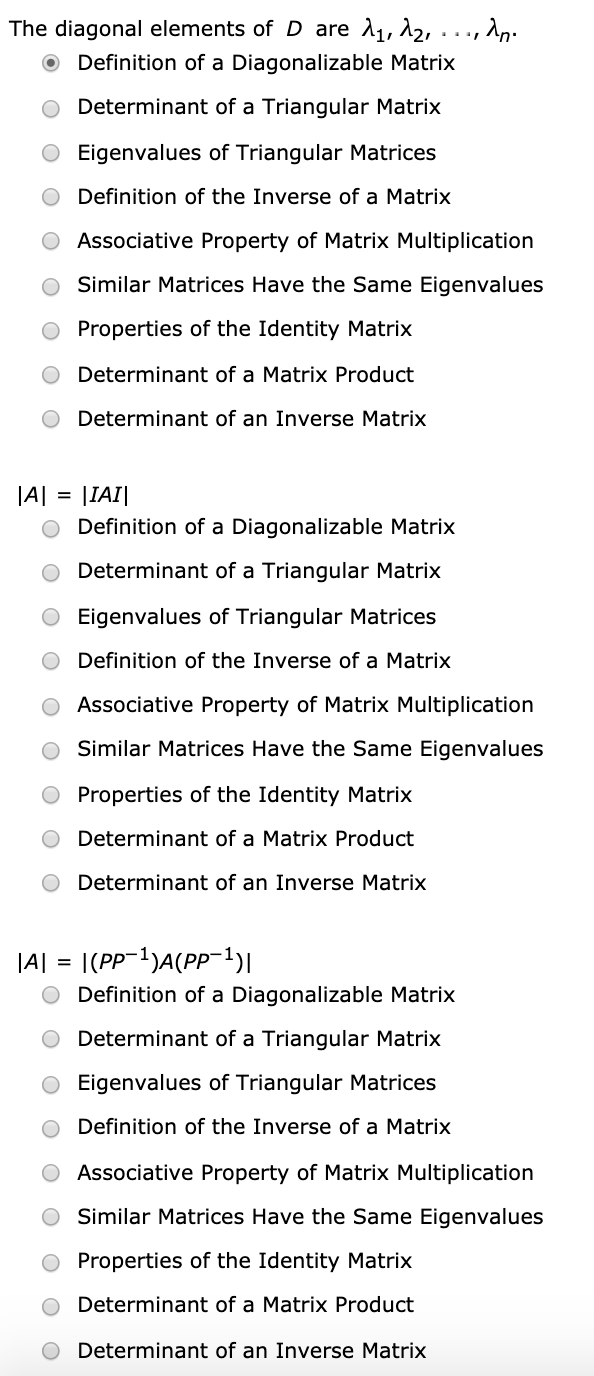 Solved Prove that if matrix A is diagonalizable with n real | Chegg.com