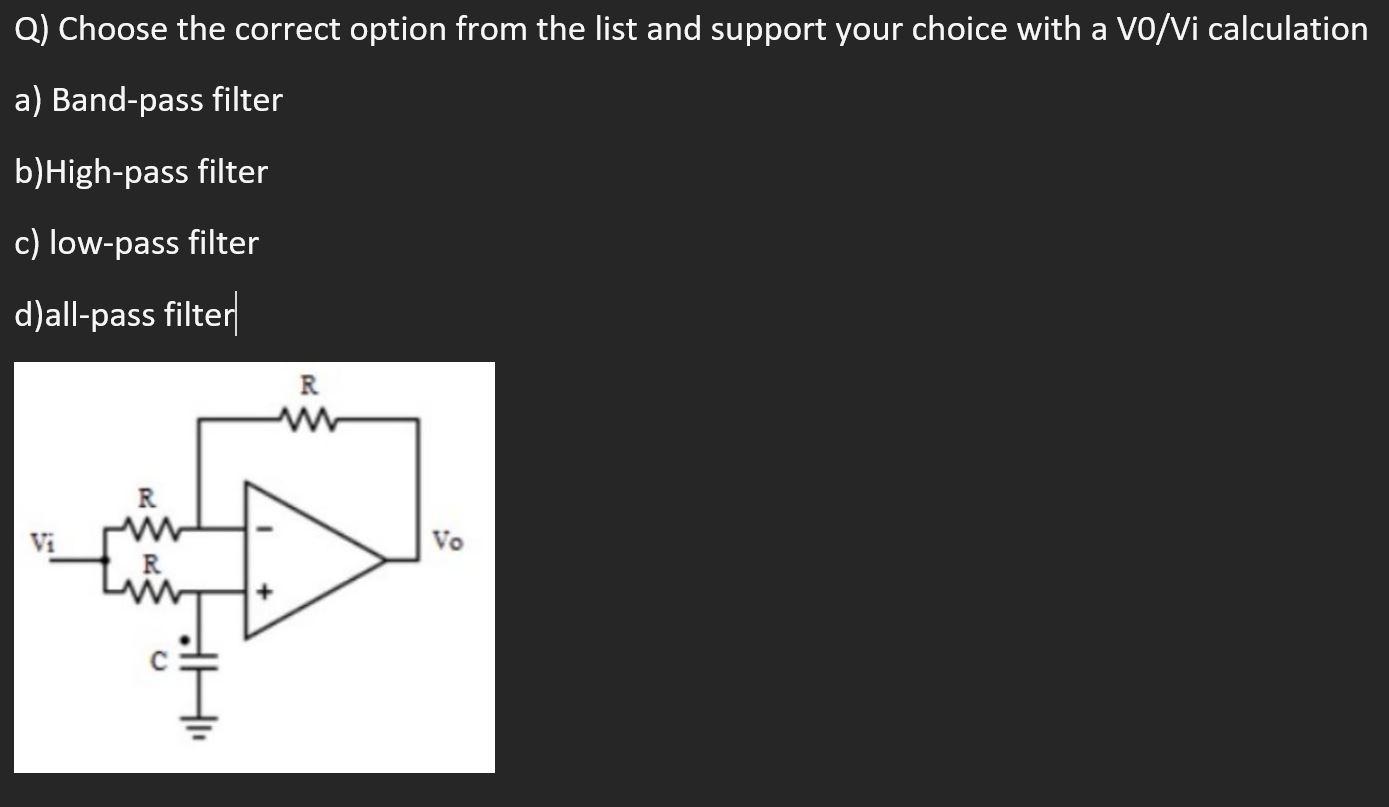 Solved Q) Choose the correct option from the list and | Chegg.com