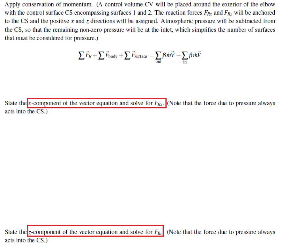 Solved An incompressible fluid of known density flows | Chegg.com