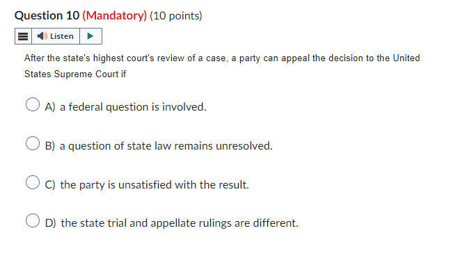 Solved Question 10 (Mandatory) (10 ﻿points)[After the | Chegg.com