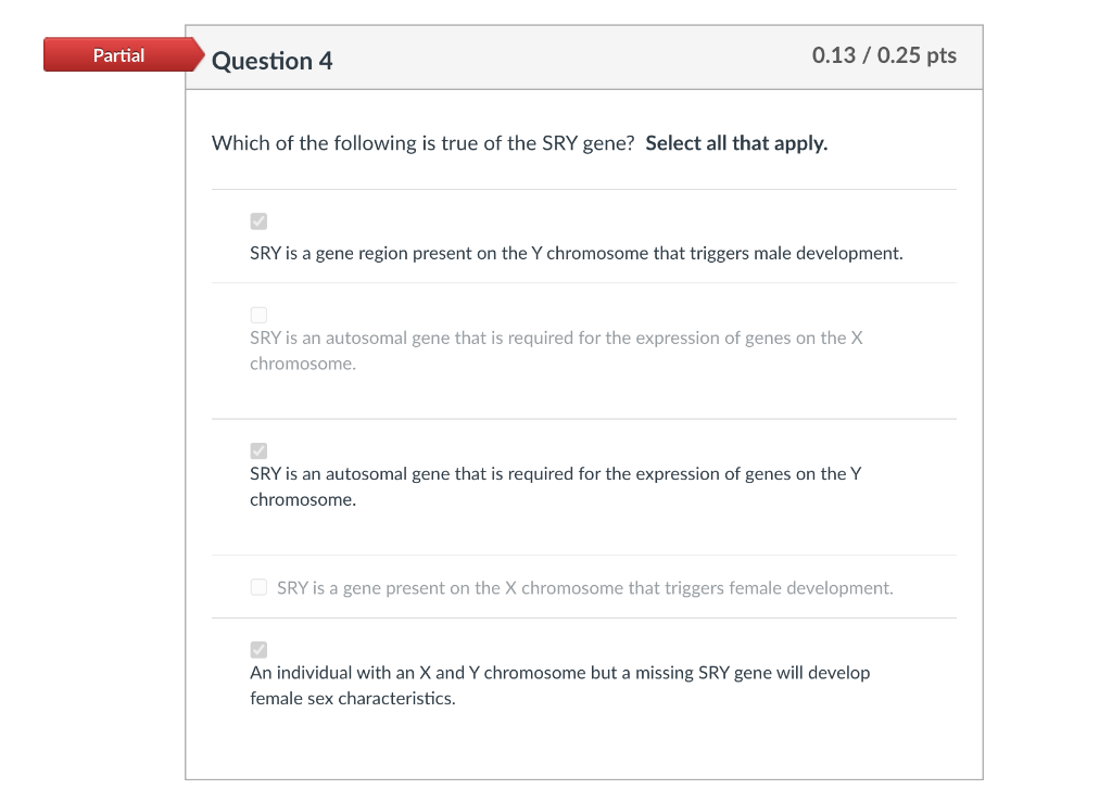 Solved Partial Question 3 0.06 / 0.25 pts This is a picture | Chegg.com