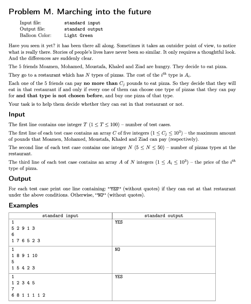 Solved Problem M. Marching into the future Have you seen it | Chegg.com