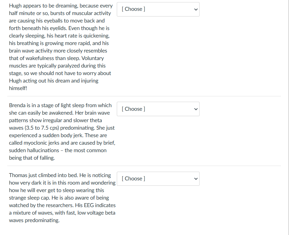 Solved Welcome to our Sleep Study Laboratory! We have | Chegg.com