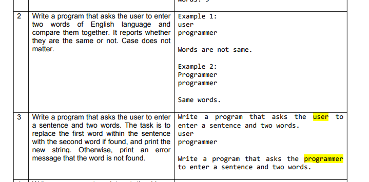 Solved 2 Write a program that asks the user to enter Example | Chegg.com