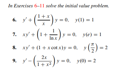 Solved solve the initial value problem. please help me on | Chegg.com