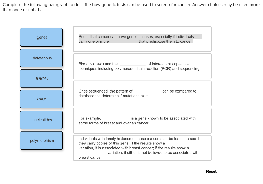 Solved Complete the following paragraph to describe how | Chegg.com