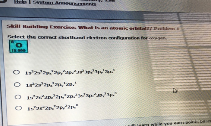 Solved Select the correct shorthand electron configuration | Chegg.com