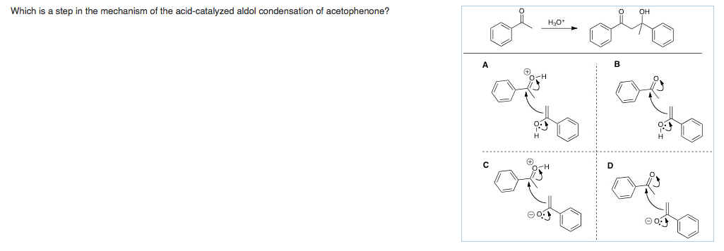 Acid Catalyzed Aldol Reaction