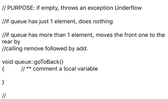 Solved //File type: ** queue.cpp using namespace std; | Chegg.com