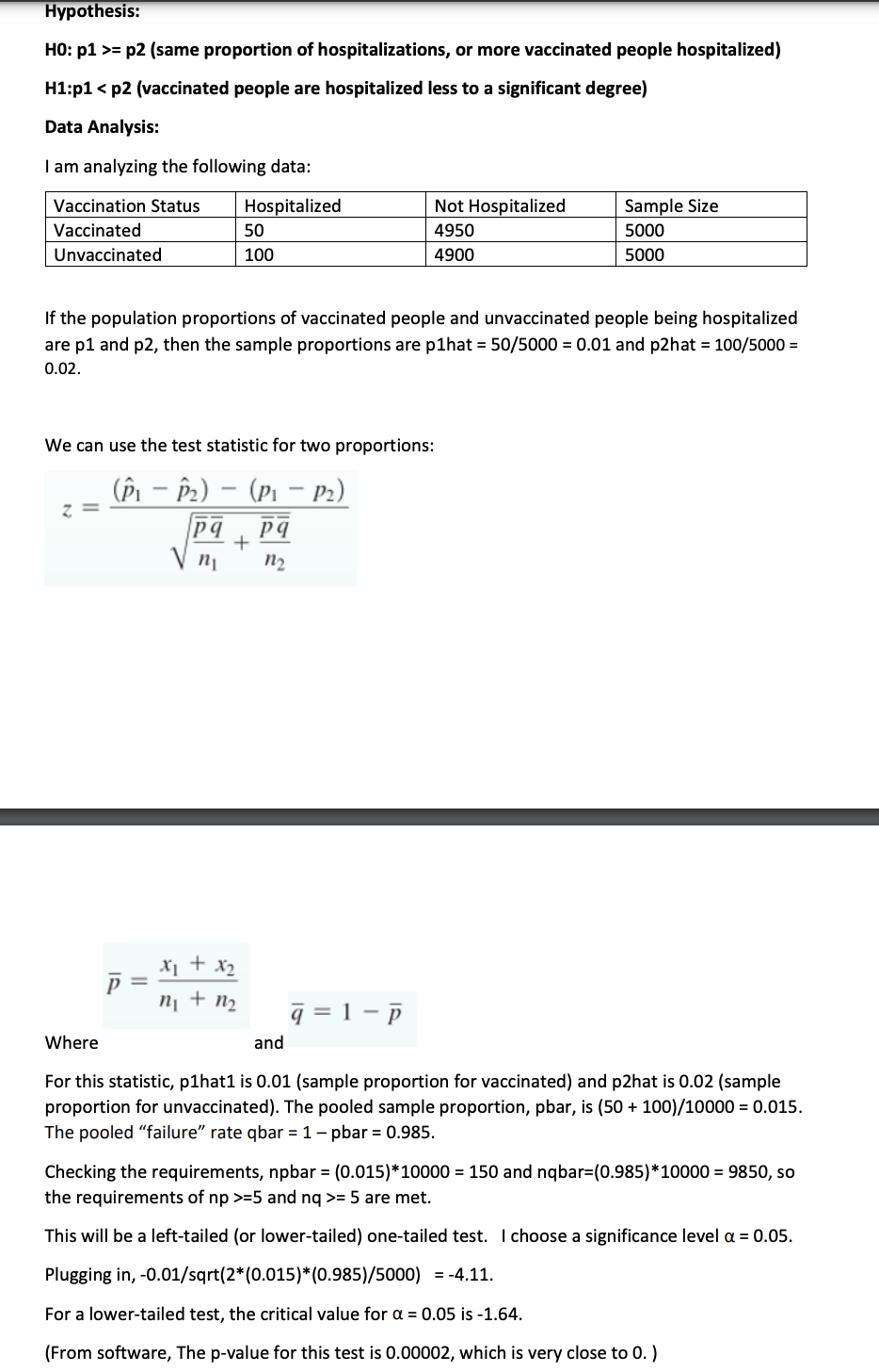 [Solved]: Biostats question: in what way would I have to cal