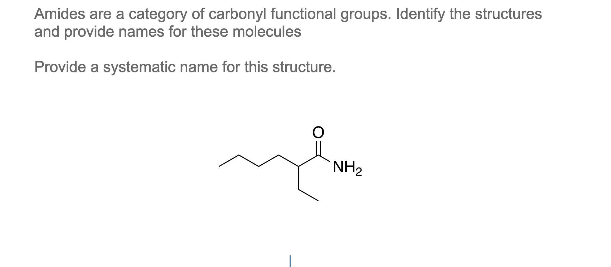 Solved Amides are a category of carbonyl functional groups. | Chegg.com
