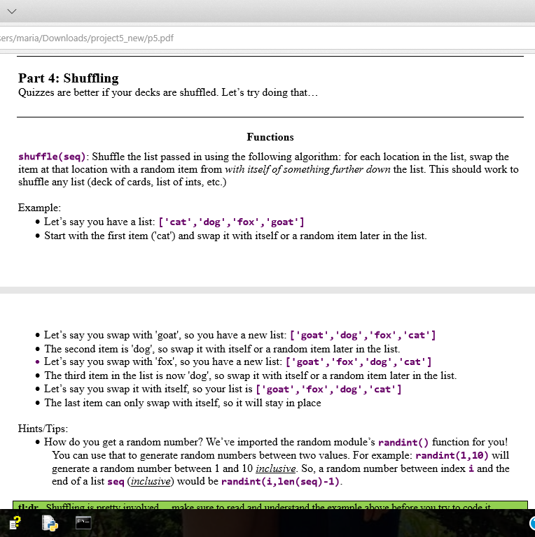 from random import randint