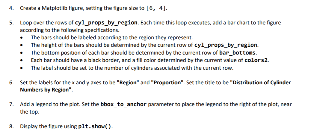 Solved python package:: numpy, pandas, and | Chegg.com