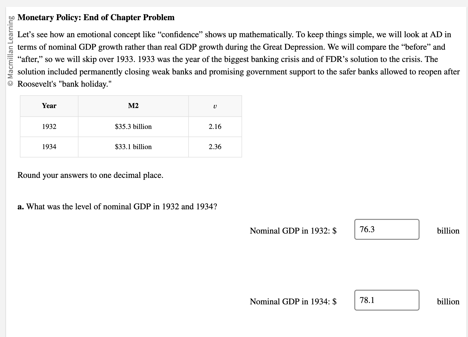 High Quality SOLUTION Monetary Policy: End of Chapter ProblemLet's see how | Chegg.com